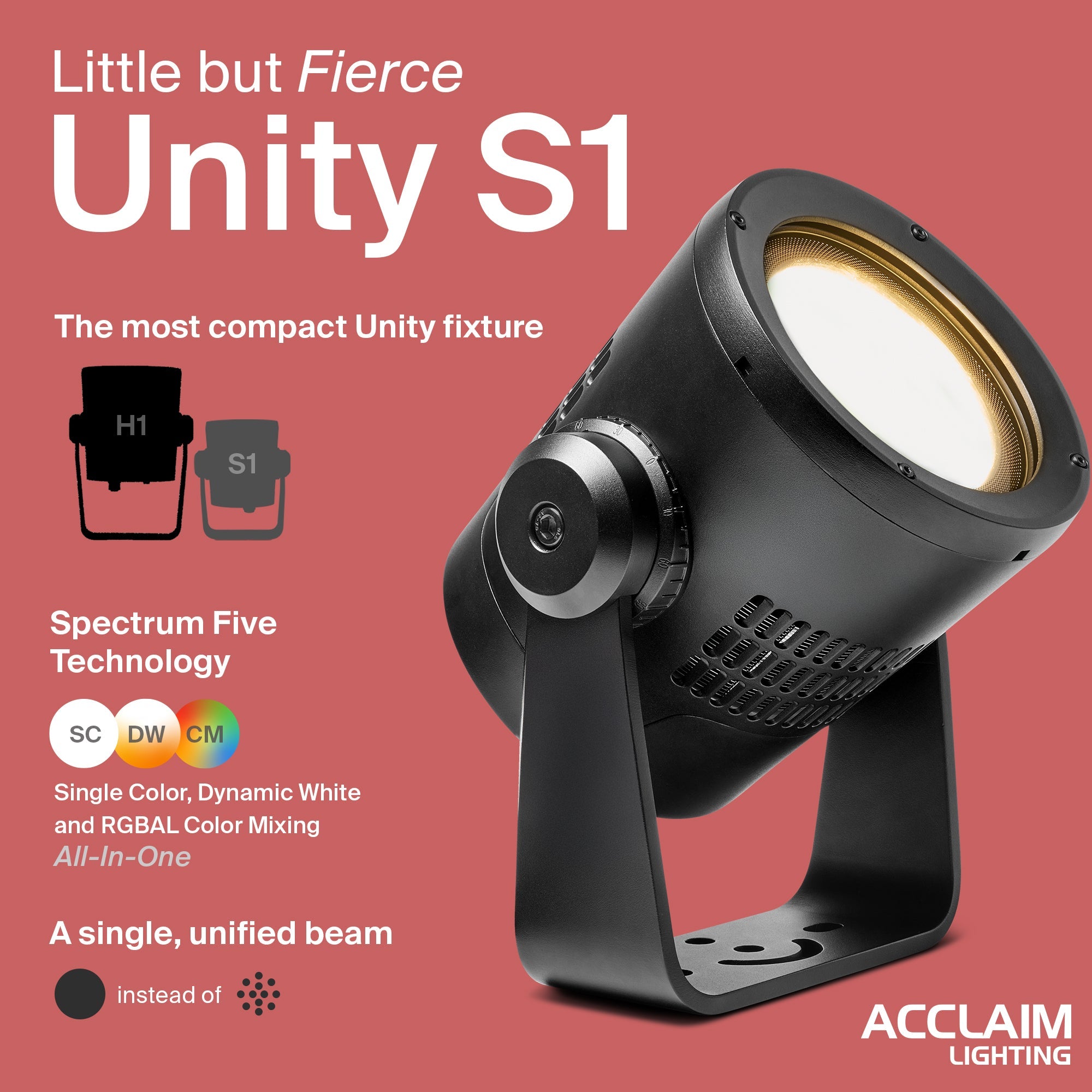 Acclaim Lighting Introduces Unity™ S1 with a Compact, Advanced Light E